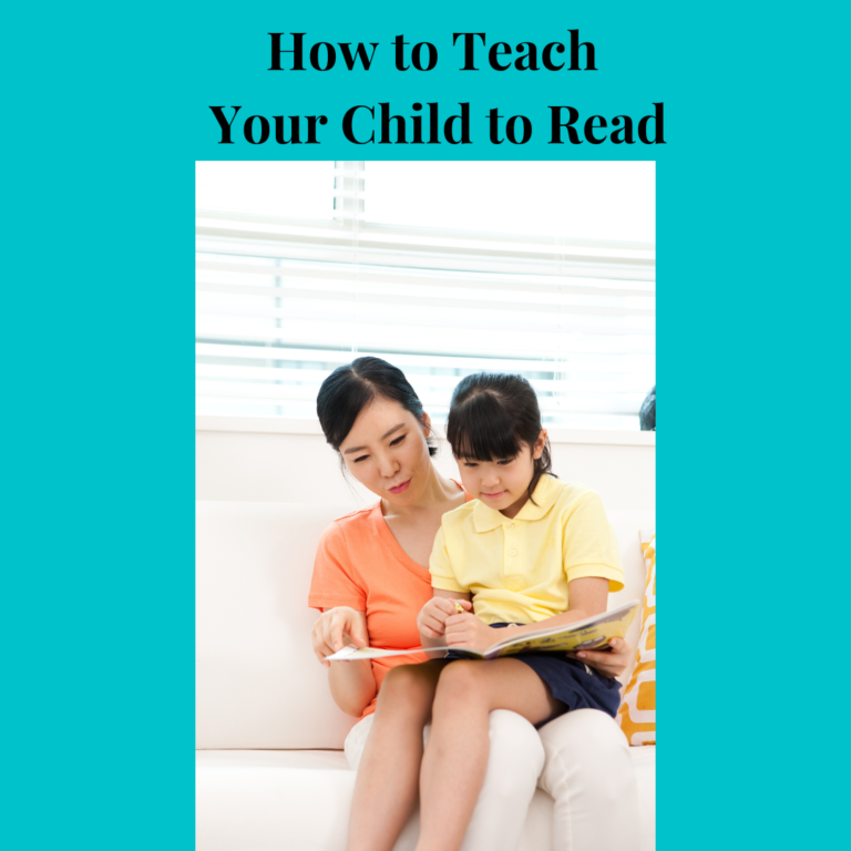 How to Teach Your Child to Read - Fearless Faithful Mom